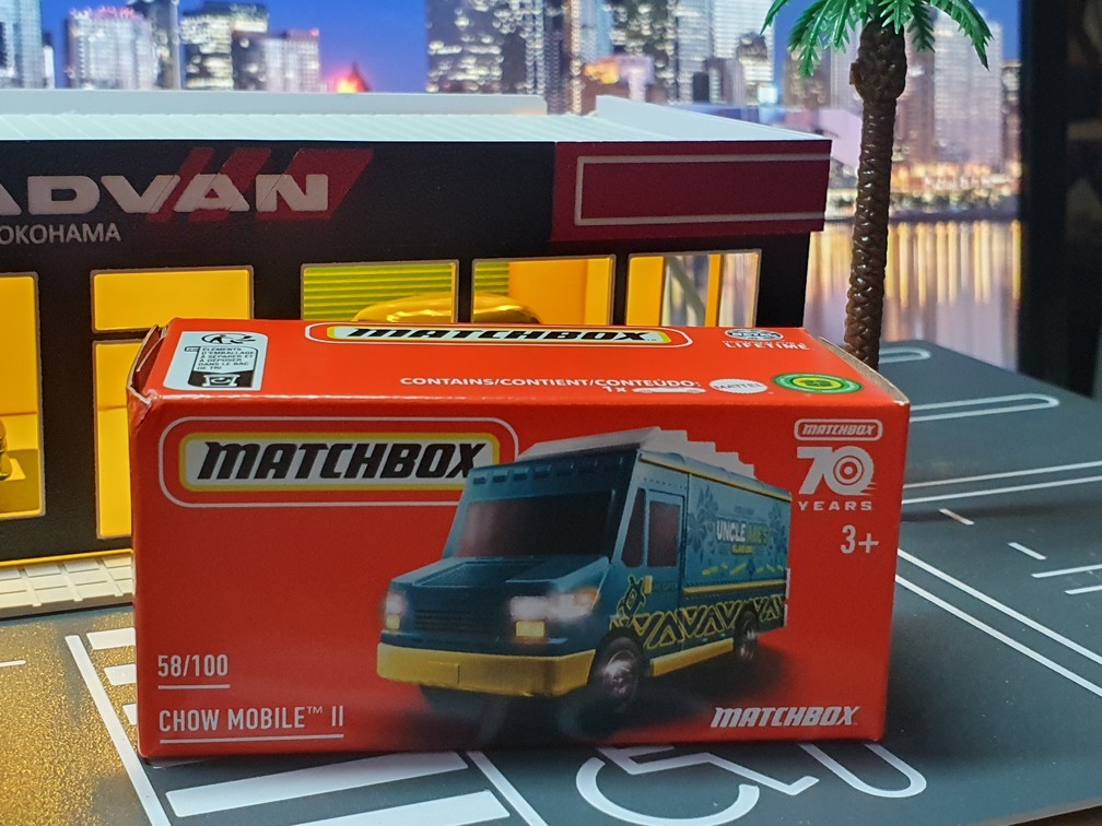 CHOW MOBILE II - 1/64 MATCHBOX POWER GRAB 2023 (70 years) n°58/100 ...