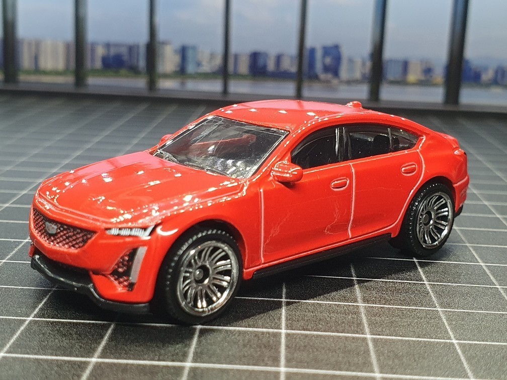 CADILLAC CT5-V 2021 rouge - 1/64 MATCHBOX BLISTER 2023 (70 years ...