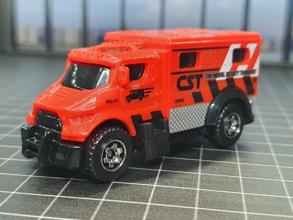 MBX ARMORED TRUCK - 1/64 MATCHBOX POWER GRAB 2022 N°85/100 - Minicars ...