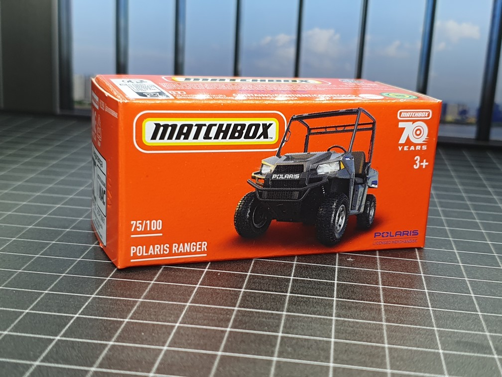 POLARIS RANGER - 1/64 MATCHBOX POWER GRAB 2023 (70 years) N°75/100 ...